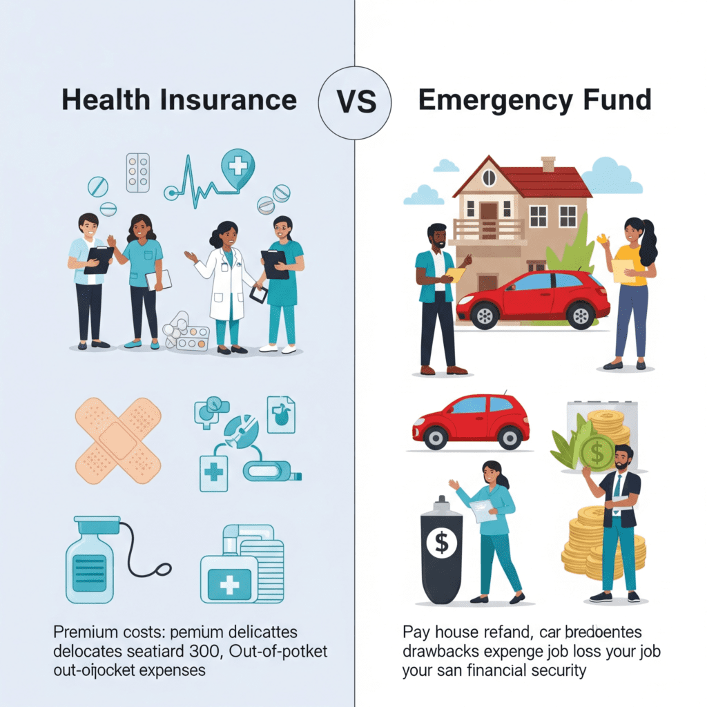 Health Insurance vs Emergency Fund – Top 5 Differences Explained